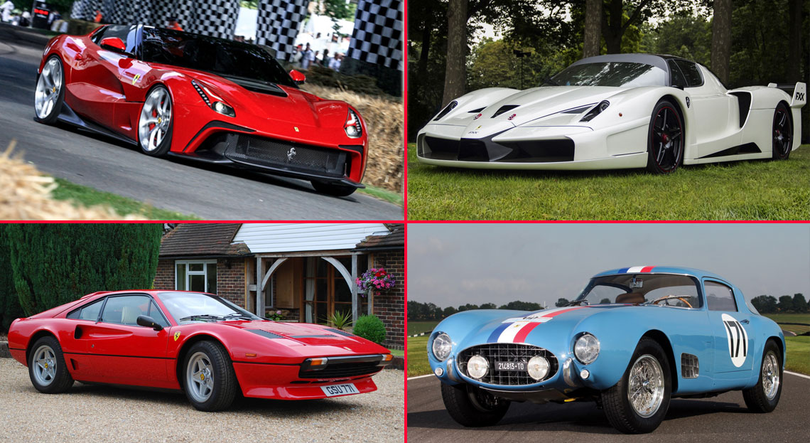 Focus sur les best-sellers de la marque Ferrari.