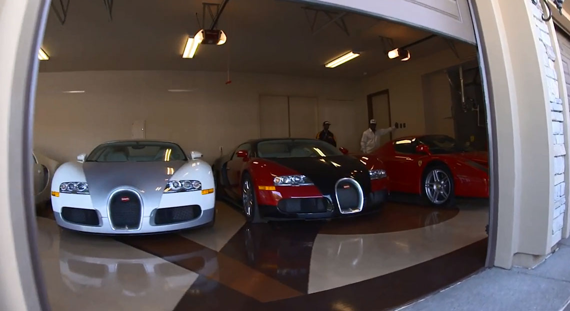 Visite guidée du garage de Floyd Mayweather
